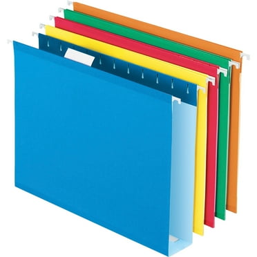 Double Stuff File Folders, 1/3-Cut Tabs, Letter Size, Green, 50/pack ...