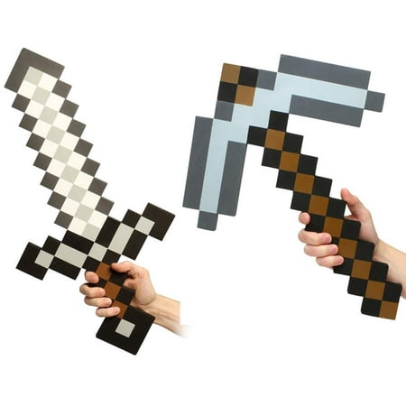 Minecraft Foam Sword & Pickaxe Combo Set Of 2 | Walmart Canada