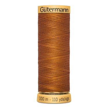 Gutermann Natural Cotton Black Thread, 110 yd. - Walmart.com