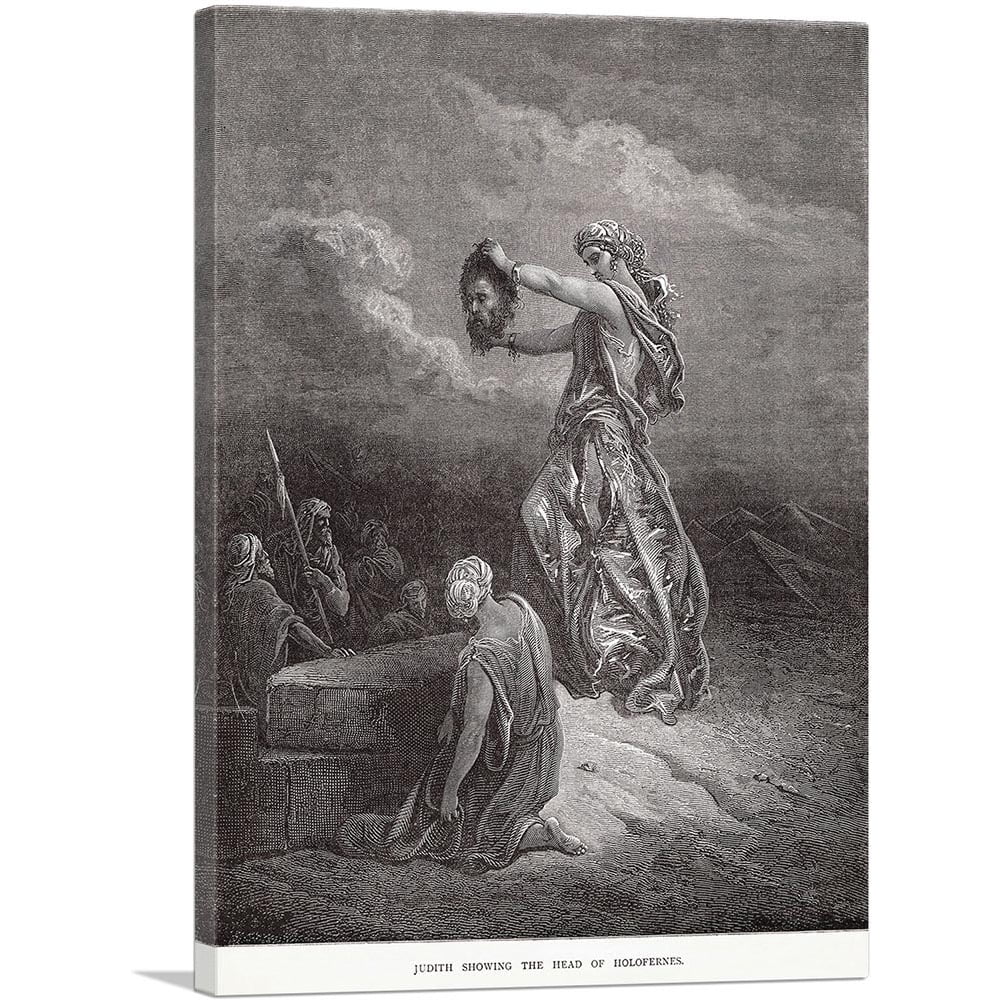 ARTCANVAS The Holy Bible Judith XIV Judith Showing Head Of Holofernes ...