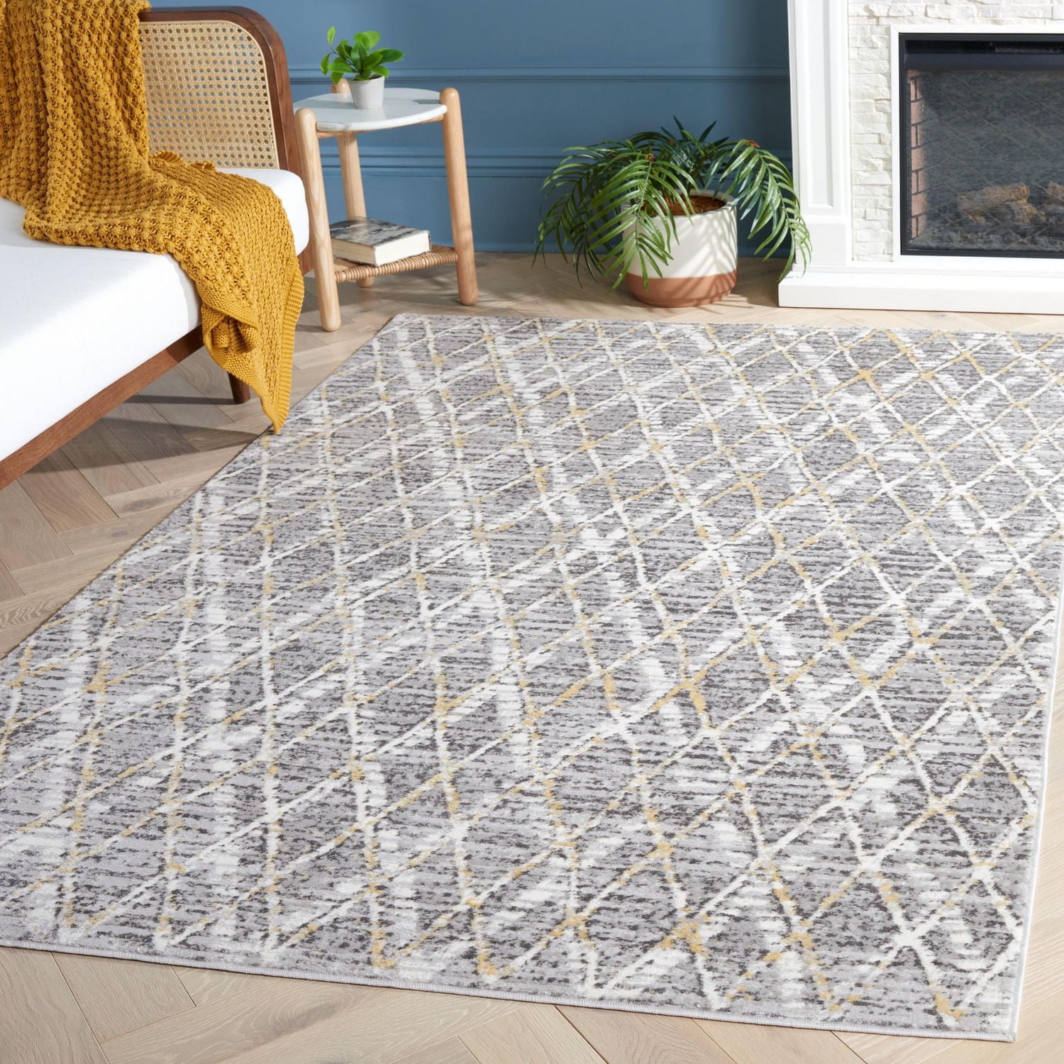 Click here for Safavieh Lagoon Ailbe Distressed Trellis Area Rug... prices
