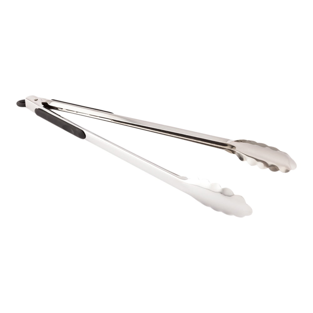 Met Lux Stainless Steel Heavy-Duty Tongs - with Rubber Grip - 16" - 1 ...