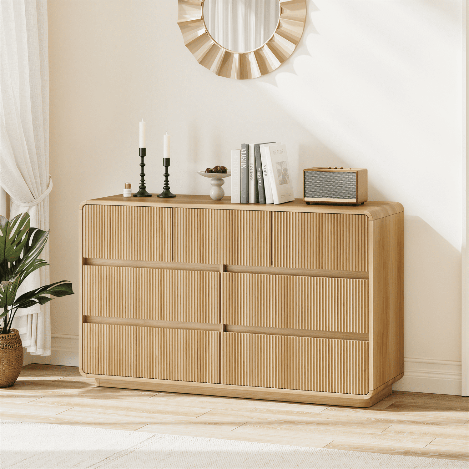 Click here for Marnur 7 Drawer Dresser For Bedroom  Wooden Chest... prices