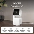 Wyze Cam Pan v3 Indoor/Outdoor 1080p Pan/Tilt Wi-Fi Security Camera ...