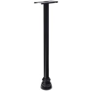 Gibraltar Mailboxes Round, Steel, Mailbox Post, Black, PBK00000 ...