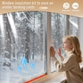 Window Insulation Kit for Winter,Plastic Shrink Film & Strong Tape ...