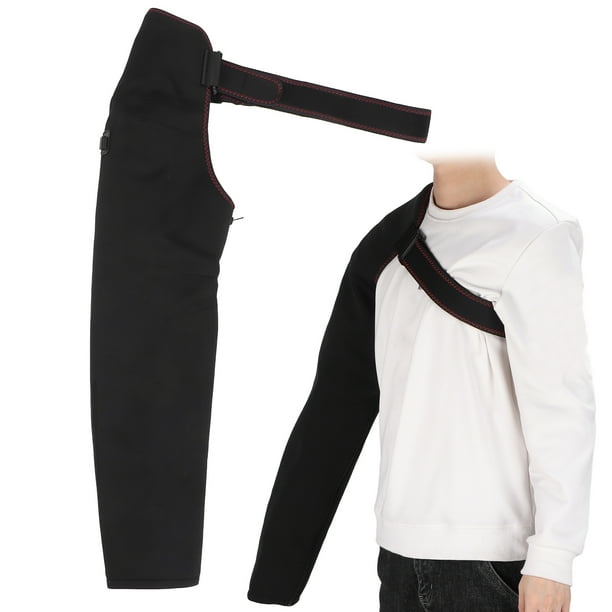 Heating Full Arm Sleeve Brace, USB Shoulder Massage Compression Sleeve ...