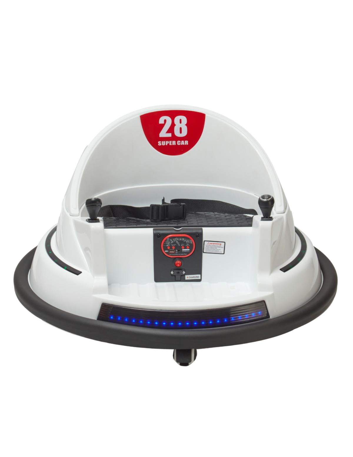 Montable Electrico Denco Toys Bumper Car Carro de Choque Blanco Con ...