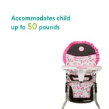 Disney Baby Portable Fun High Chair with Eating Tray, Minnie Garden ...