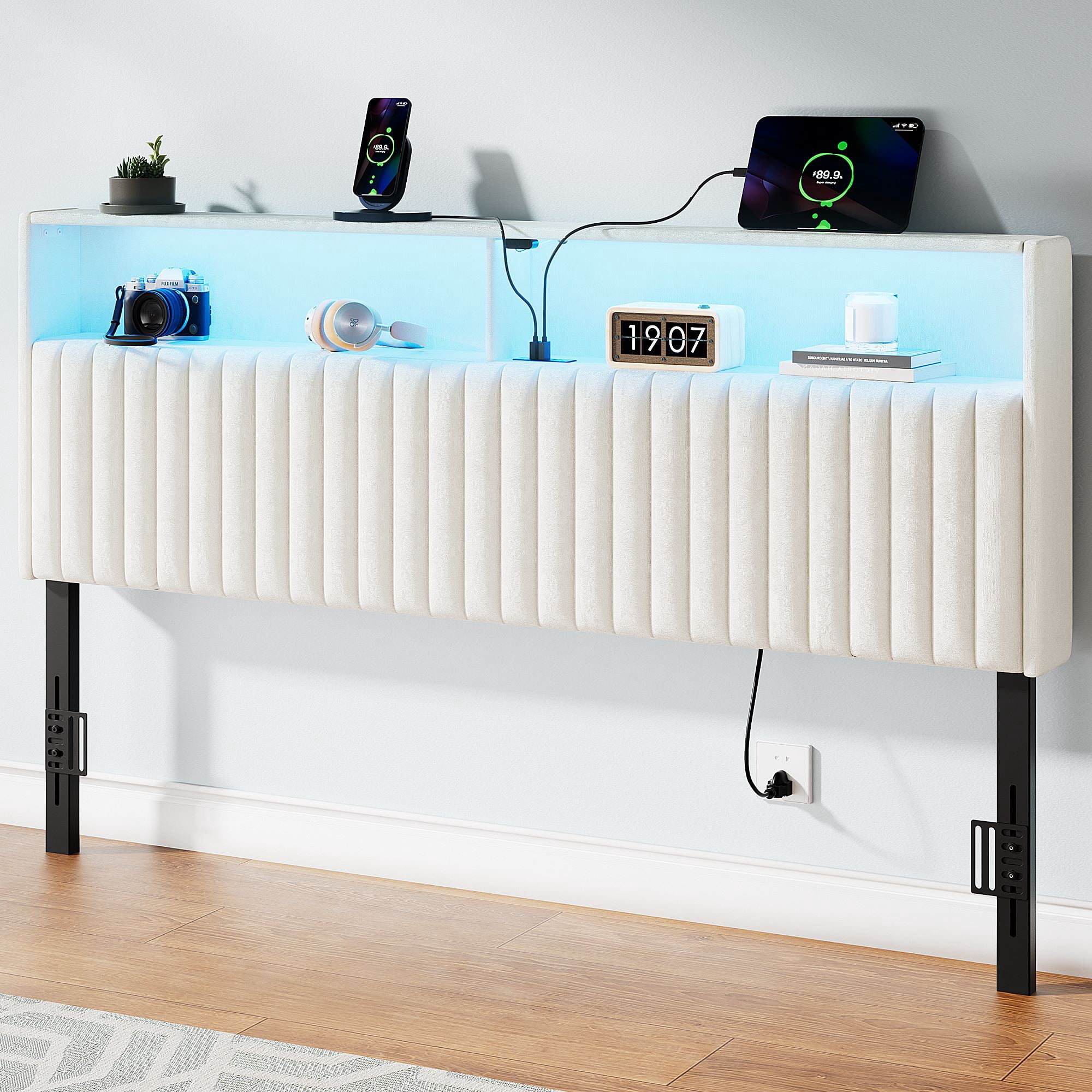 Click here for Greenstell King Size Adjustable Storage Headboard... prices