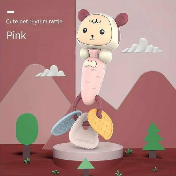 Ringing Bell To Soothe ，Baby Molars Stick For Kids，Baby Gum Toy Hand ...