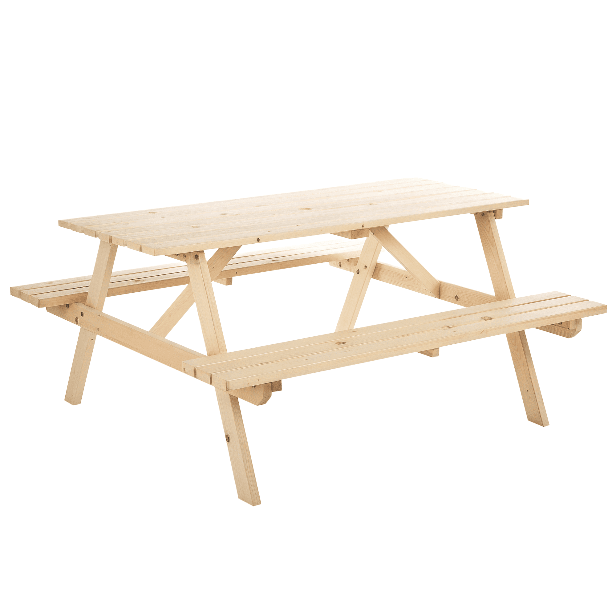 Click here for Outsunny Wood Picnic Table Set With Built-In Bench... prices