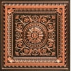 DCT04-Elizabethan Shield 2 ft. x 2 ft. PVC Glue-up or Lay-in Ceiling ...