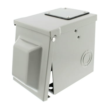 Park Power 200BBIWRV White 20 Amp Power Inlet - Walmart.com