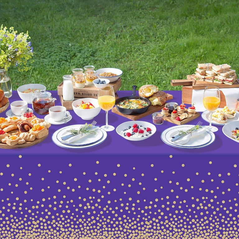 Purple Picnic Tablecloth