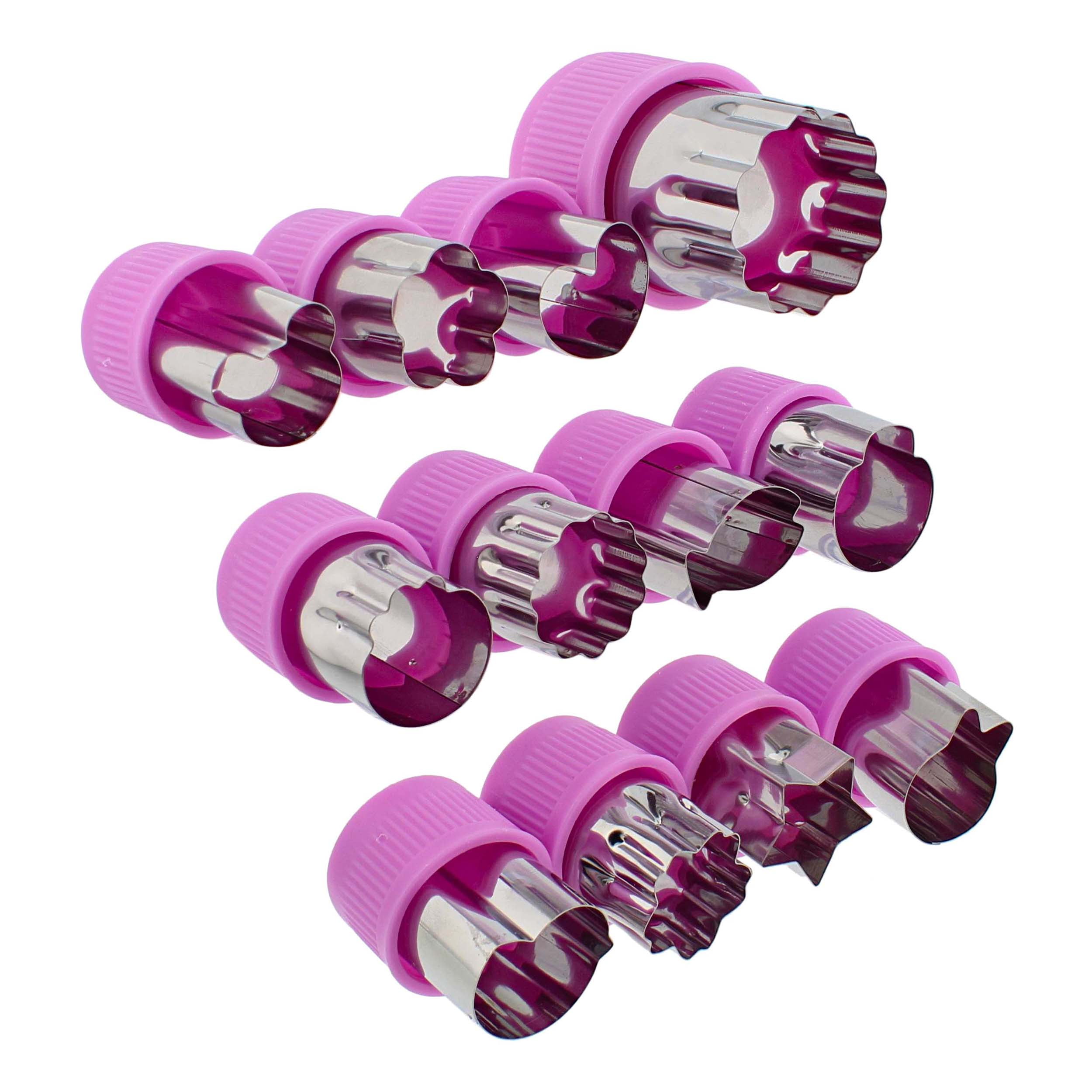 Spec101 Vegetable Chopper 12 Mini Flower Animal and Shape Food Chopper ...