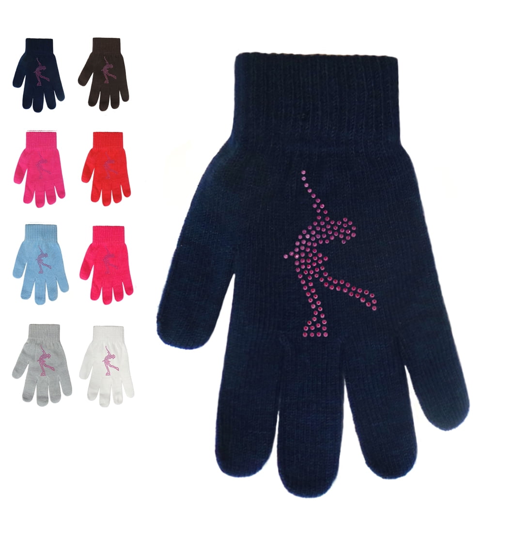 Magic Gloves with Pink Rhinestones - Walmart.com
