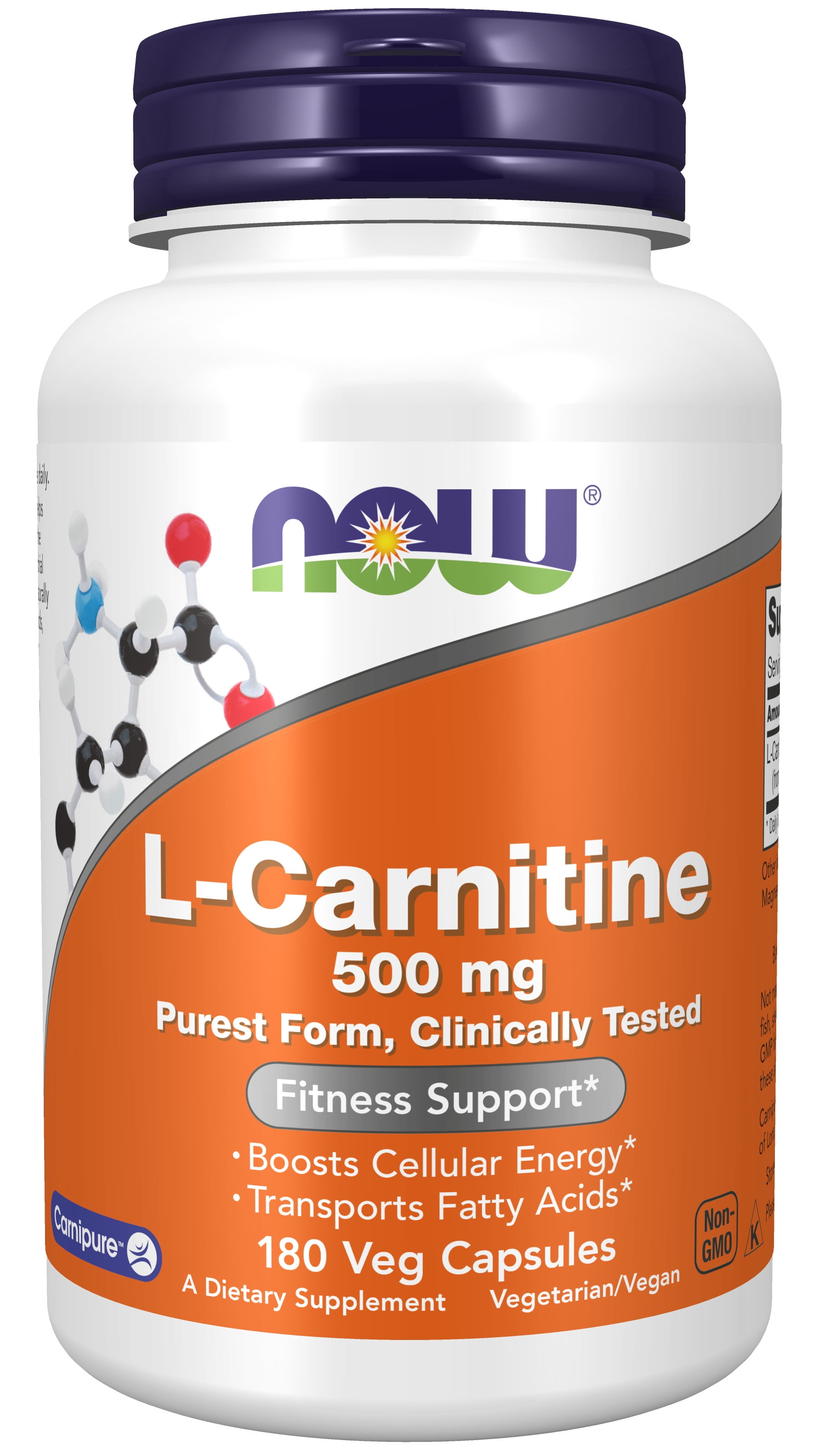 NOW Supplements L Carnitine 500mg Purest Form Amino Acid Fitness NOW Supplements L Carnitine 500mg Purest Form Amino Acid Fitness