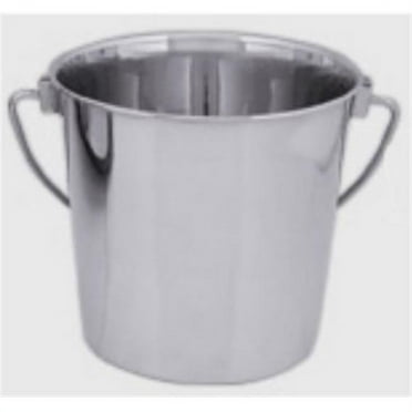 AmeriHome Large Stainless Steel Bucket Set 3 Piece - Walmart.com