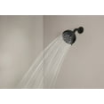 Moen Hydro Energetix Matte Black Showerhead with Eight Spray Functions ...