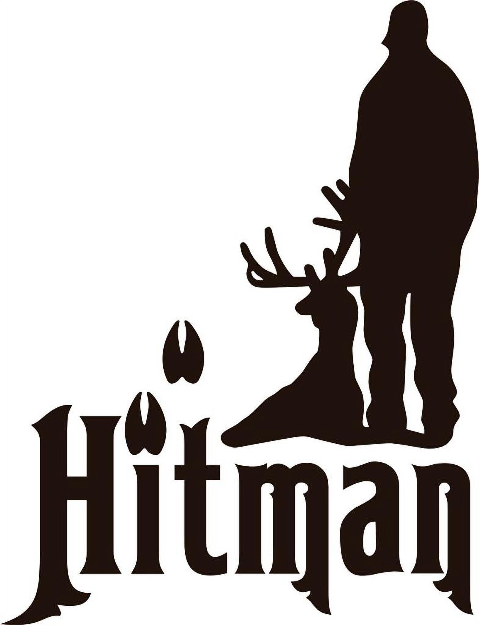 Hunting Vinyl Wall Decal - Hitman Animal Hunting Hunter Man Gun Boys ...