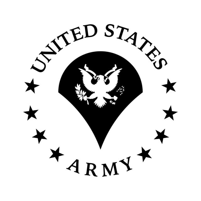 E-4 Specialist US Army Rank Sticker Decal Die Cut - Self Adhesive Vinyl ...
