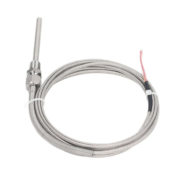 Sensor de temperatura termopar, termopar tipo K 1/8 pulg. Sensor de ...