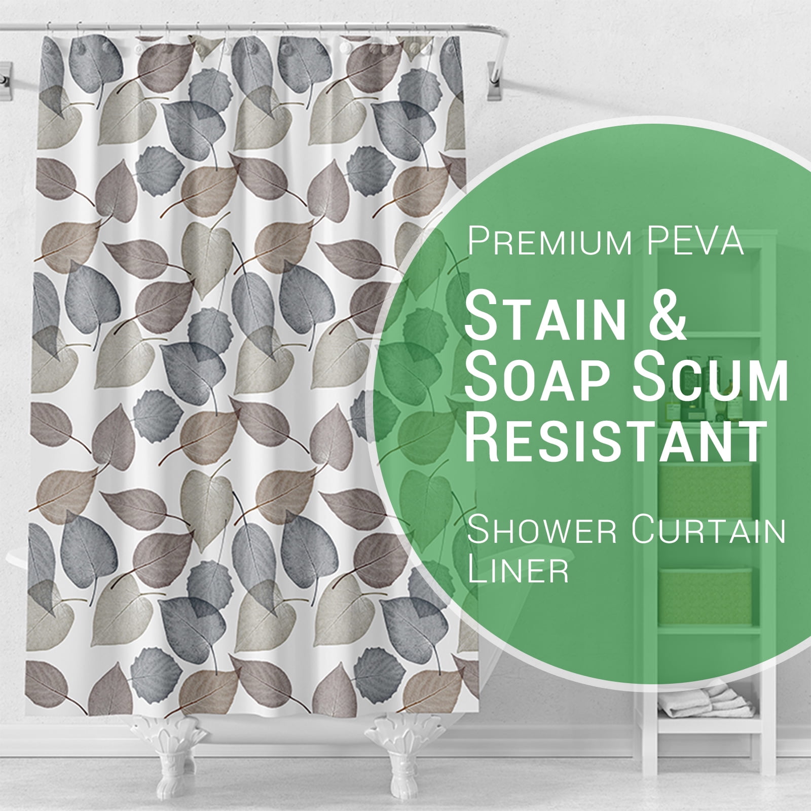Click here for Gogreen Bathroom Shower Curtain - Waterproof Plast... prices