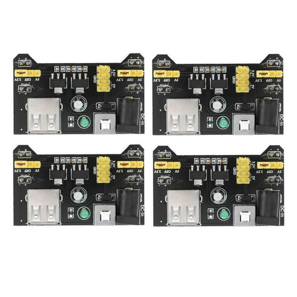 EASTIN 4pcs 5V/3.3V Power Module FR-4 Breadboard Power Supply Board ...