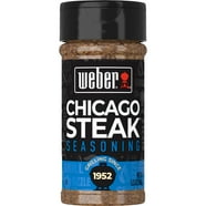 Weber Steak 'N Chop Seasoning for Beef and Pork, Premium Spices Blend, Gluten Free, 6 oz ...