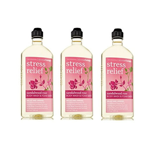 Bath And Body Works Aromatherapy Sandalwood Rose Stress Relief Body Wash