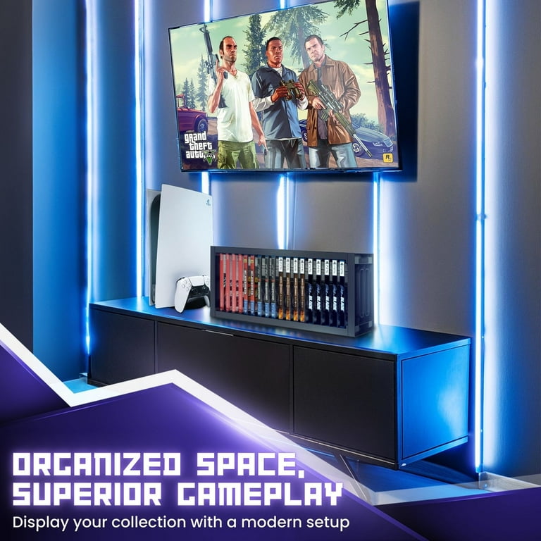 Video Game Console Cabinet Geekhome Universal Storage Tower For 10