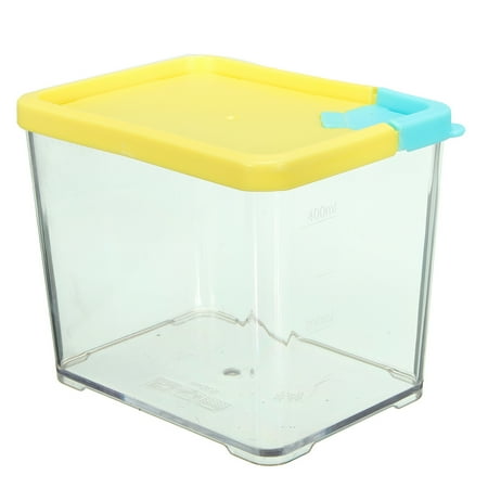 Flip-Top 18/28/37 OZ Non-toxic Kitchen Plastic Food Storage Bin ...