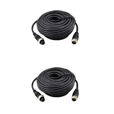4 Vehicle Backup Camera Extension/Extender Cable, Waterproof, 2 Pack ...