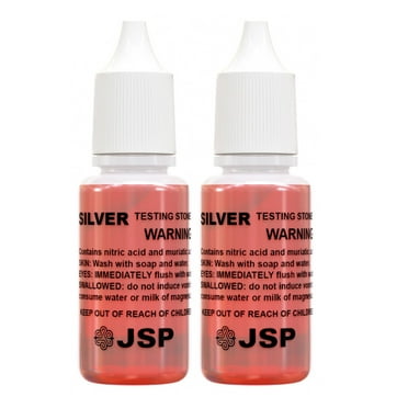 SILVER Test Acid Tester Kit Jewelry .999 .925 Sterling Testing Stone ...