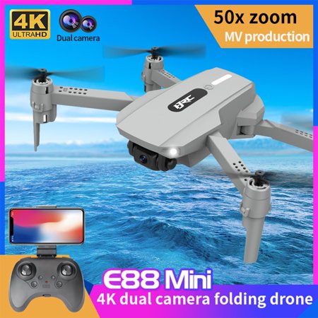 New E88 Mini Drone 4K HD Camera Real-time Transmission Wifi FPV Mini ...