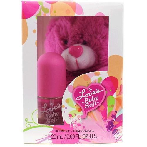 Love'S Baby Soft 2 Pcs Set: 0.69 Oz Cologne Mist + Teddy Bear - Walmart ...