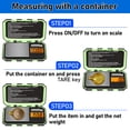 200g/0.01g Digital Pocket High Precision Digital Kitchen Scale （orange ...