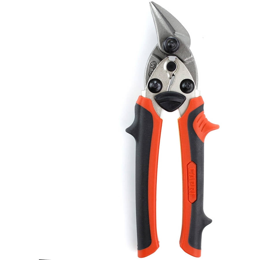 Capri Tools 40207 Compact Aviation Tin Snips, 7", Left, Red/Black ...