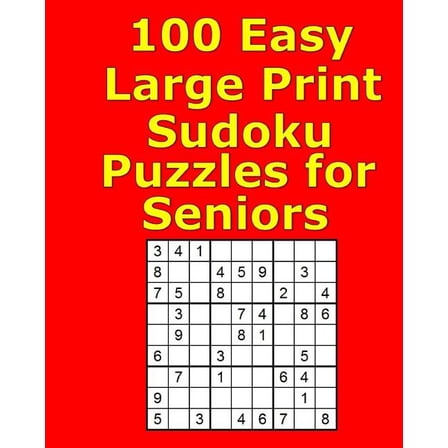 Large Print Easy Sudoku Puzzle Book: LARGE PRINT EASY SUDOKU PUZZLE ...