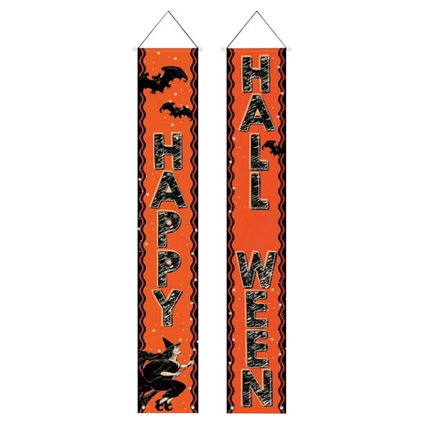 Halloween Decorations Outdoor - Creepy Cloth October Witches Front ...