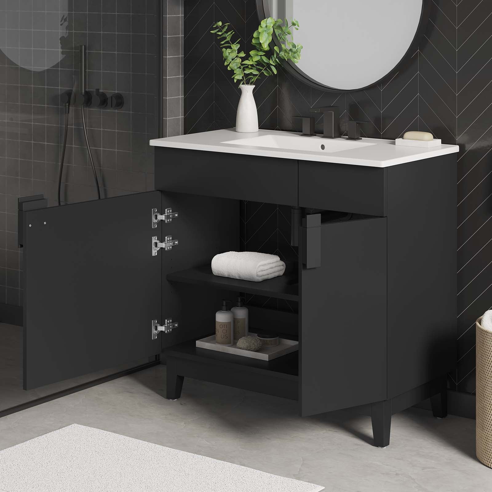 Click here for Modway Miles 36 Bathroom Vanity prices