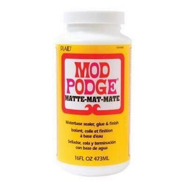Plaid Mod Podge Matte High Strength Glue Adhesive Kit 16 oz. (Pack of ...