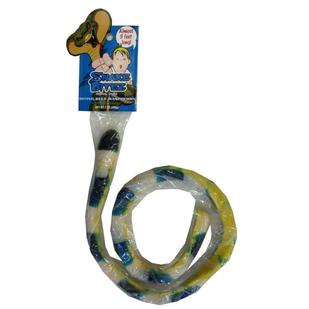 Taste of Nature Snake Bitez Gummy Snakes, Almost 3 Feet Long, 7 Ounce ...