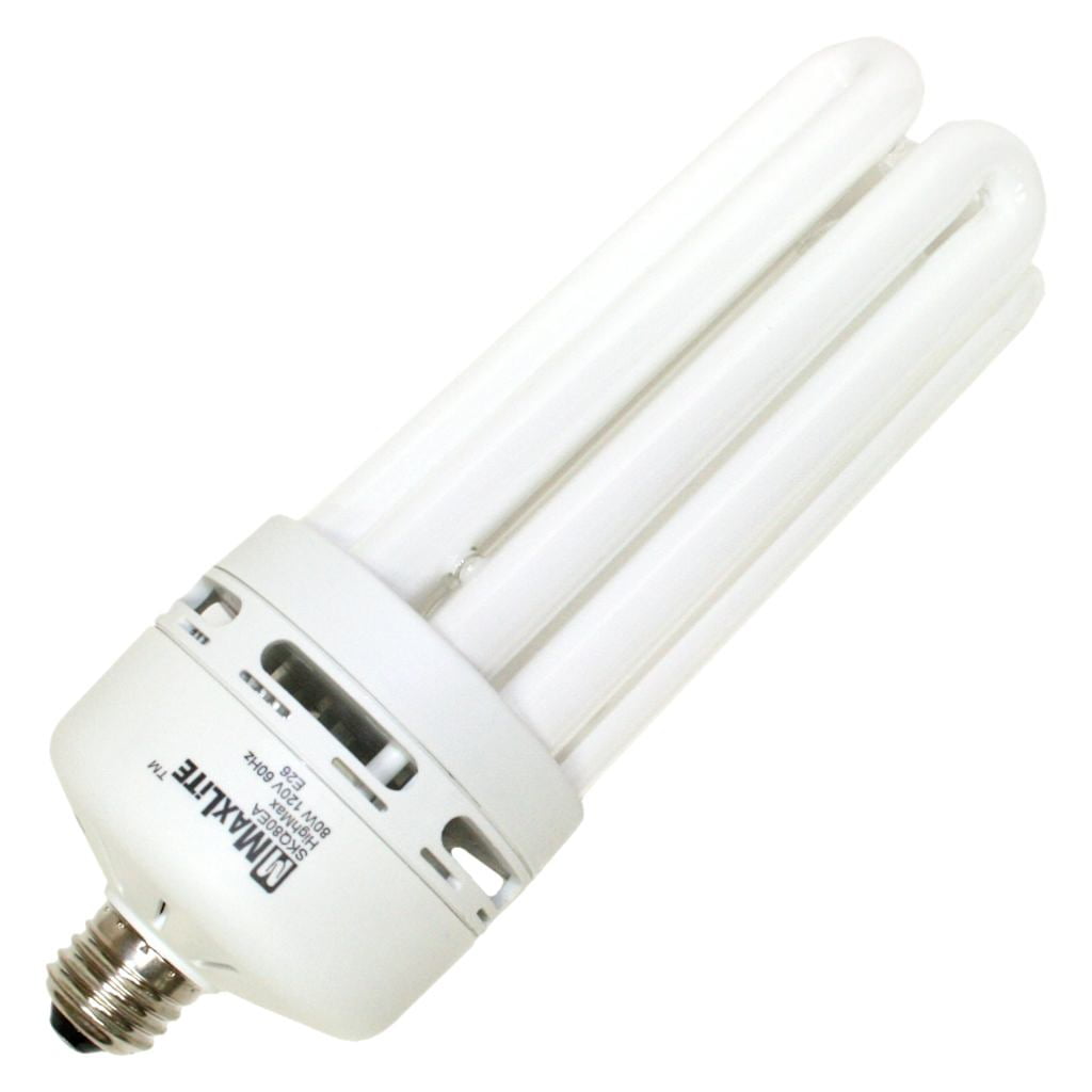 Maxlite 11275 - SKQ80EAWW Quad Tube Screw Base Compact Fluorescent ...
