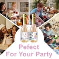 1set Coated Paper Adhesive Sticker Wine Bottle Adhesive Label Rectangle ...