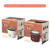 Beautiful 2 qt Slow Cooker Set, 2-Pack, White Icing and Merlot by Drew ...