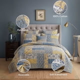 DaDa Bedding Honey Cove Garden Floral Paisley Cottage Patchwork ...