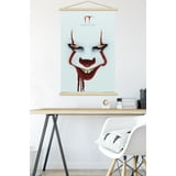 IT: Chapter 2 - Smile One Sheet Wall Poster with Wooden Magnetic Frame ...