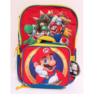 Super Mario 5 Piece Backpack Set - Walmart.com